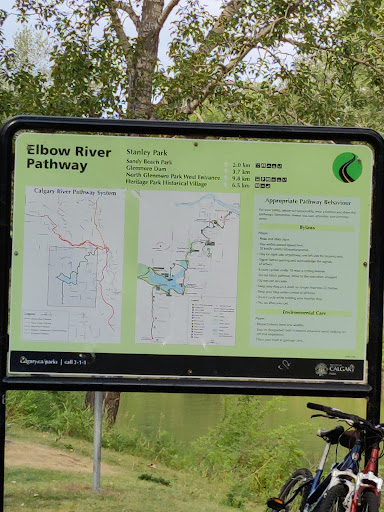 Elbow River Pathway Map: Ingress portal